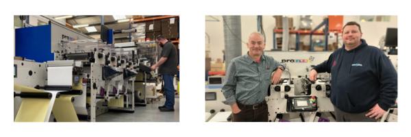 Secura Labels: Installation of their fourth Proflex press